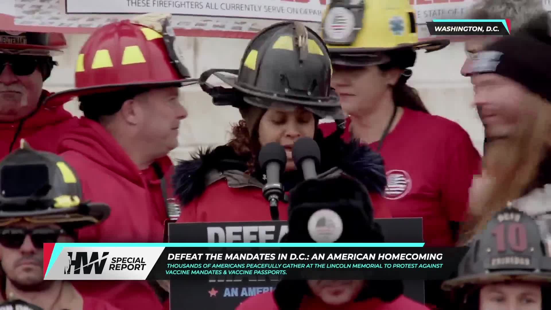 - Firefighters Full Speech | Defeat The Mandates DC - via NAMELY LIBERTY