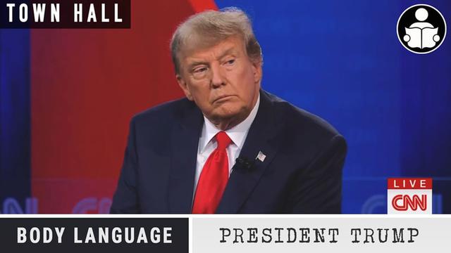 - Body Language - Trump's Town Hall - via NAMELY LIBERTY