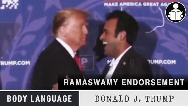 - Body Language - Trump, Ramaswamy's endorsement - via NAMELY LIBERTY
